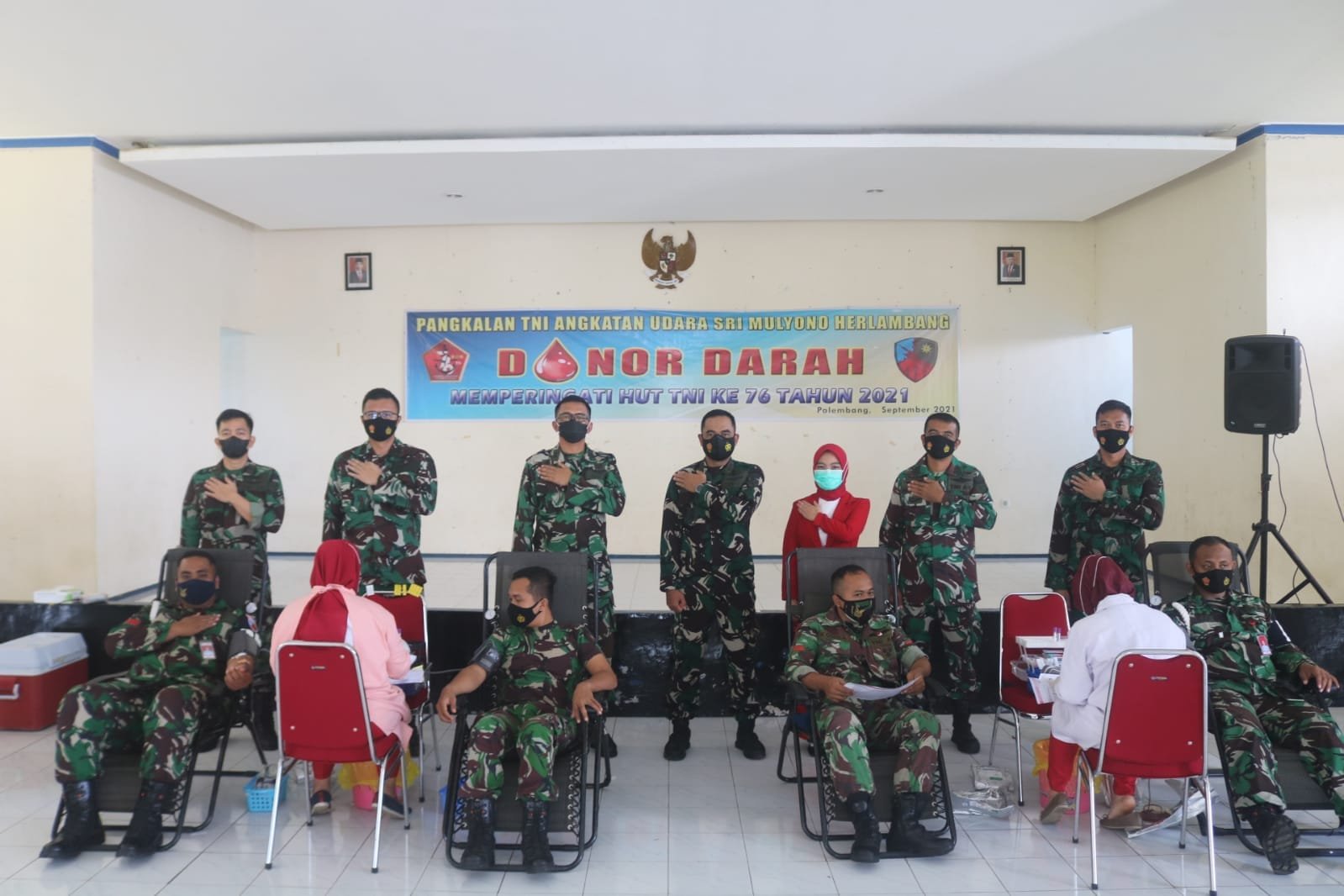 Sambut HUT ke-76 TNI, Lanud SMH Gelar Donor Darah | SecurityNews